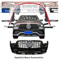 China For Mercedes-Benz 2020-2022 GLE53 AMG 167 Front Bumper Kit Plastic Body Parts Front Grille Chrome Clamp Grill Sensor Front Face for sale