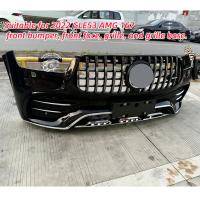 China For Mercedes-Benz 2020-2022 GLE53 AMG 167 Front Bumper Kit Plastic Body Parts Front Grille Chrome Clamp Grill Sensor Front Face for sale
