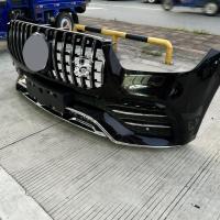 China For Mercedes-Benz 2020-2022 GLE53 AMG 167 Front Bumper Kit Plastic Body Parts Front Grille Chrome Clamp Grill Sensor Front Face for sale