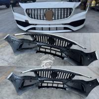 China Global Supplier AMG Style Front Bumper Lip Kit for Mercedes 2013-2023 CLA117 CLA45 CLA200 CLA220 CLA250 Bumper Cover for sale
