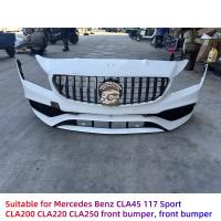China Global Supplier AMG Style Front Bumper Lip Kit for Mercedes 2013-2023 CLA117 CLA45 CLA200 CLA220 CLA250 Bumper Cover for sale