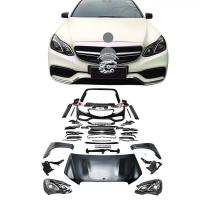 China Premium OEM-Spec ABS/PP Blend Gloss Finish Direct Bolt-On Body Conversion for Mercedes E-Class W212 to E63 AMG Full Body Kit for sale