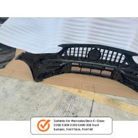China Premium AMG Style Front Bumper Wrap Body Kit with Gloss Black Radiator Grille & Air Intakes for Mercedes W206 C350 C200 Facelift for sale