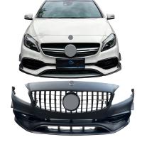 China High-Performance A45 Body Kit for Mercedes-Benz A200 A220 A250 Front Bumper Conversion Kit with Sporty Design for Car Styling for sale