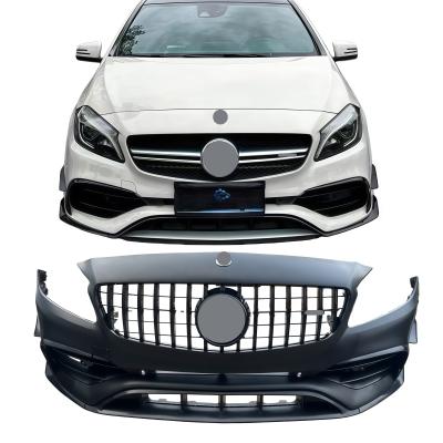 China High-Performance A45 Body Kit for Mercedes-Benz A200 A220 A250 Front Bumper Conversion Kit with Sporty Design for Car Styling for sale