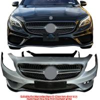 China High Quality Plastic Front Body Bumper for Mercedes-Benz S-Class W217 S500 S550 S600 S63 Two-door Coupe for sale
