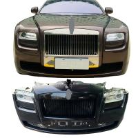China For Rolls-Royce 2009 Ghost Phantom Front Nose Original Front Bumper Headlight Grille Anti-collision Beam Water tank Frame Hood for sale
