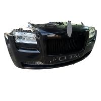 China For Rolls-Royce 2009 Ghost Phantom Front Nose Original Front Bumper Headlight Grille Anti-collision Beam Water tank Frame Hood for sale
