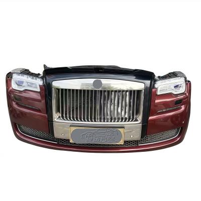 China Original Used Front Bumper Assembly for Rolls Royce Ghost New Made Plastic Including Headlight Electronic Fan Water TankLighting for sale
