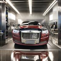 China Original Used Front Bumper Assembly for Rolls Royce Ghost New Made Plastic Including Headlight Electronic Fan Water TankLighting for sale