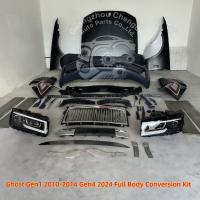 China Hottest Selling Wide Body Kit for Rolls-Royce Ghost Gen 4 2021-2024 Old to New Style Conversion Kit with Front/ Rear Bumper for sale