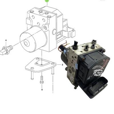 China Hot Sale Genuine Premium ABS Hydraulic Pump ECU Control Module PN:3W0614517D for 04-09 Bentley Flying Spur 3W0614517D ABS Module for sale