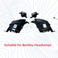 China 2022 Hot Sale High Quality White LED Headlight for Bentley Bentayg Diamond Cut Model 6000k Color New  Headlight Plastic Housing for sale