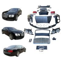 China Used for Bentley Flying Spur 2005 Body Kit LED Headlights Rear Bumper Exhaust Mudguard Engine Cover Upgrade for 2016 W12 for sale
