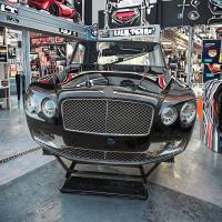 China For Bentley Flying Spur 2019 Model Front Grille Car Bumper Headlight Radiator Plastic Bumper Guard for sale