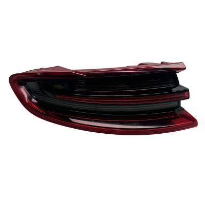 China 2014 for Porsche Macan LED Tail Lights Used Smoked Black Through-Type Rear Tail Lamp with Red Lens for Old & New Models for sale