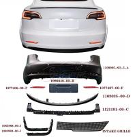 China Used Front & Rear Bumper Parts for Tesla Model 3 2017-2019 Compatible with Part Numbers 1084168-SO-5-E & 1108905-SO-5-A for sale