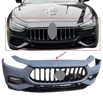 China Sport Style Upgrade Direct Fit Front Rear Bumper Kit for Maserati Ghibli 2013-2023  Aggressive Body Kit Assembly for sale