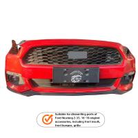 China Premium Open-Ended Red Front Bumper Assembly W/ Grille Fan Fog Lights - Direct Fit for Ford Mustang Front Bumper Assembly for sale