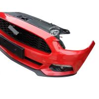 China Premium Open-Ended Red Front Bumper Assembly W/ Grille Fan Fog Lights - Direct Fit for Ford Mustang Front Bumper Assembly for sale