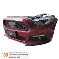 China Premium Open-Ended Red Front Bumper Assembly W/ Grille Fan Fog Lights - Direct Fit for Ford Mustang Front Bumper Assembly for sale