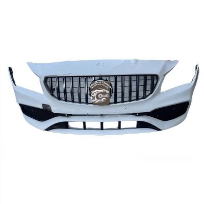 China Hot Sale Premium Original Front Bumper Assembly Kit with Plastic for Mercedes Benz CLA C117 Used Cars Body Kit Components for sale