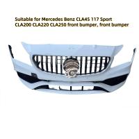 China Hot Sale Premium Original Front Bumper Assembly Kit with Plastic for Mercedes Benz CLA C117 Used Cars Body Kit Components for sale