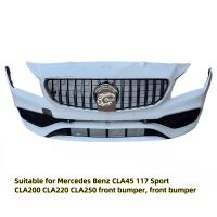 China Hot Sale Premium Original Front Bumper Assembly Kit with Plastic for Mercedes Benz CLA C117 Used Cars Body Kit Components for sale