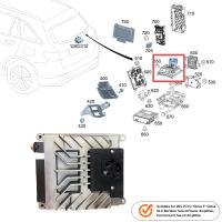 China Auto Parts Controller Sound Amplifier ECU Unit for MERCEDES BENZ OE 2229005110 Car Gear Knob Small Berlin Amplifier for sale