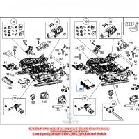 China OEM Quality Seat Control Module for Benz 205/213 C/E-Class C200-C400 E200-E400 Electronic Control Unit for Power Seat Adjustment for sale