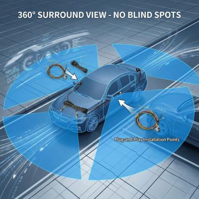 China For BMW X5X6F15F16 Upgraded 360 Degree Surround View Camera System Wiring Harness Upgrading From Low-end to High-end Original for sale