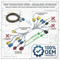 China For BMW X5X6F15F16 Upgraded 360 Degree Surround View Camera System Wiring Harness Upgrading From Low-end to High-end Original for sale