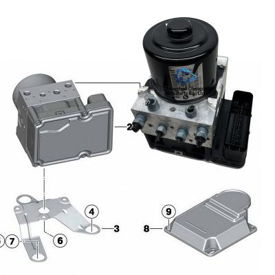 China Shiyi for Bmw X3 F25 2012-2017 Abs Pump Anti-lock Diesel Brake Actuator 34516859757-02 ABS for sale