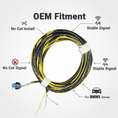 China For BMW 5 Series G30 520i 528i Rearview Camera Wiring Harness Night Vision Backup Camera System with Dynamic Trajectory Lines for sale