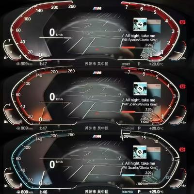 China For BMW 5 Series 7 Series ID7 Instrument Panel, G12 G30 G21 G20 LCD Instrument Panel Full LCD Display, Odometer, Speedometer for sale