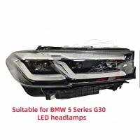 China 2021-2023 for  BMW 5 Series G30 LED Headlights LCI Automotive Lighting 525i 530i 540i High Quality 36W 6000K New CSP OEM Car for sale
