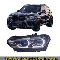 China High Performance LED Laser Headlight for BMW X5 G05 2019-2022 Full Color Blue Lighting at 6000k Front Lamp Car Accessory Upgrade for sale