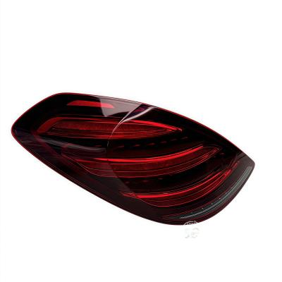 China For Mercedes Benz S-Class W222 LED Rear Tail Lights Brake A2229066904 Red Lens Blue Light Anti-Tail Used Product for sale