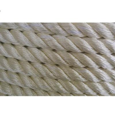 China 8 Plait Nylon Anchor Rope , Fishing Trawling Three Strand Nylon Dock Lines for sale