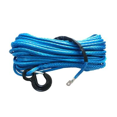 China Ship Towing Synthetic Winch Line 14mm*40m , Boat Winch Cable Easy Handling for sale