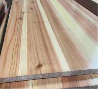 China 12-30mm AB Grade Custom Painted Solid Wood Joint Panel For Fir Cedar Board for sale
