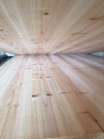 China 12-30mm AB Grade Custom Painted Solid Wood Joint Panel For Fir Cedar Board for sale