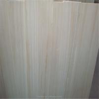 China BB Grade Solid Wood Board Paulownia Finger Jointed Timber Panel with Smooth Surface for sale