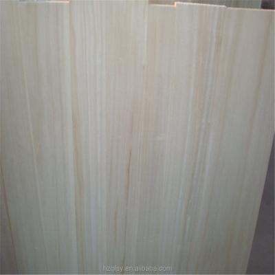 China BB Grade Solid Wood Board Paulownia Finger Jointed Timber Panel with Smooth Surface for sale