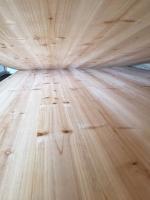 China 12-30mm AB Grade Custom Painted Solid Wood Joint Panel For Fir Cedar Board for sale