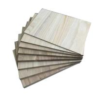 China Custom Logo Taekwondo Wooden Breaking Boards Natural Color Paulownia Wood for sale
