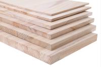China Custom Logo Taekwondo Wooden Breaking Boards Natural Color Paulownia Wood for sale