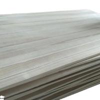 China Customerized Size Paulownia Wood Finger Joint Board with Solid Wood in Natural Color for sale