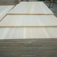 China Surface Sanded Smooth Paulownia Lumber Prices for Natural Color House Decoration Needs for sale