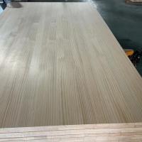 China Natural or Bleached Finish Pine Wood Boards for and 2440x1220 or Customized Size for sale
